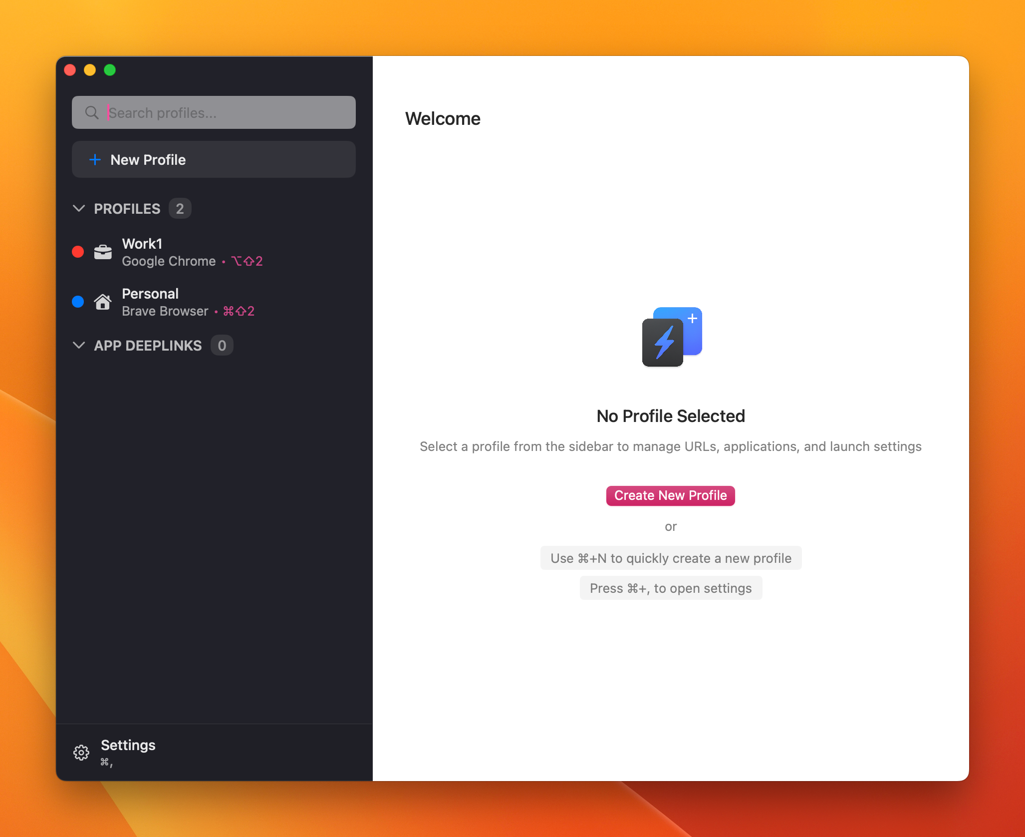 ShiftPlus | Manage your Workspace in a click - macOS Browser Profile Manager